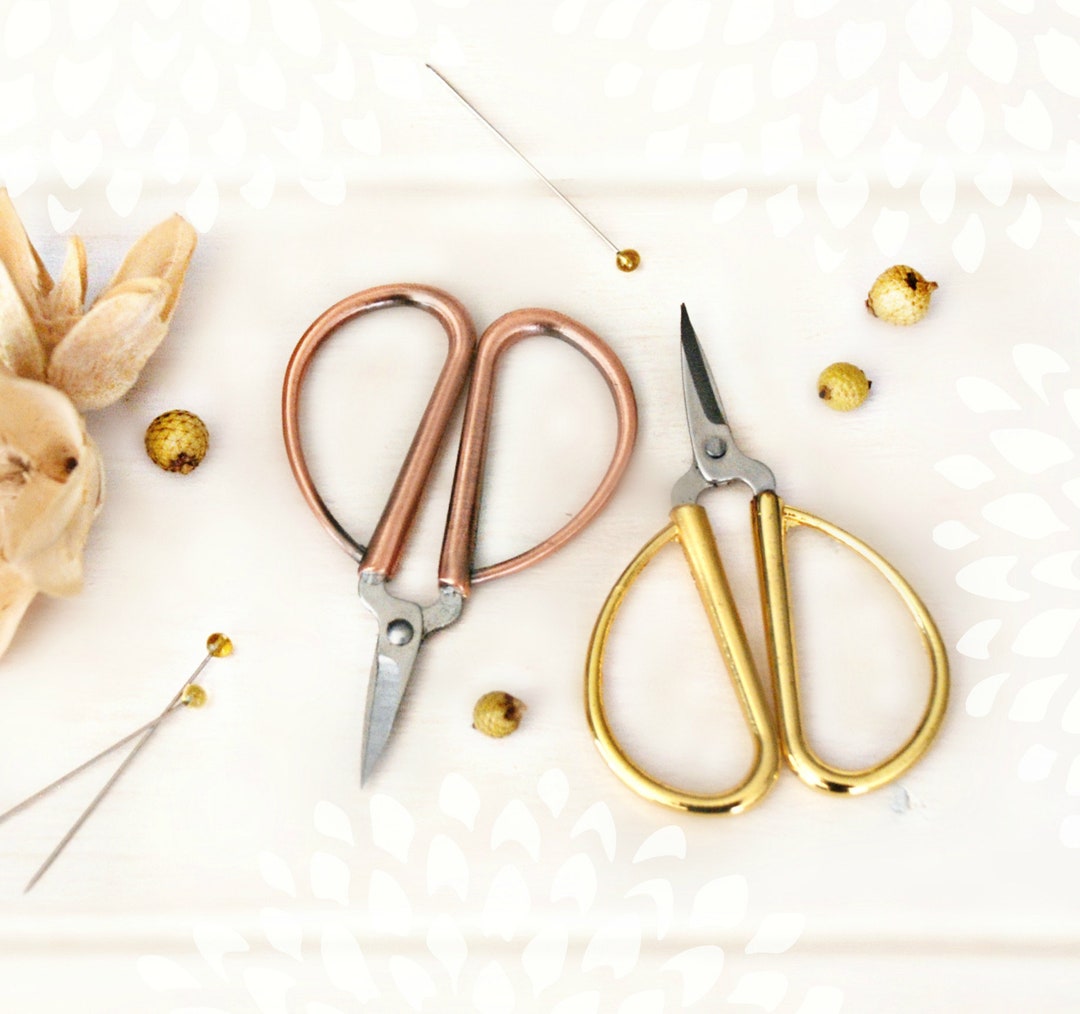 Mini Embroidery Scissors - 2.5" Scissors - Mini Rose Gold Scissors ...