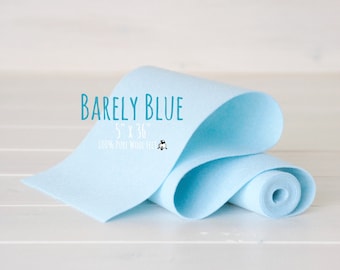 100 Percent Wool Felt Roll in Color OCEAN 5 X 36 Wool Felt Blue Felt - Etsy