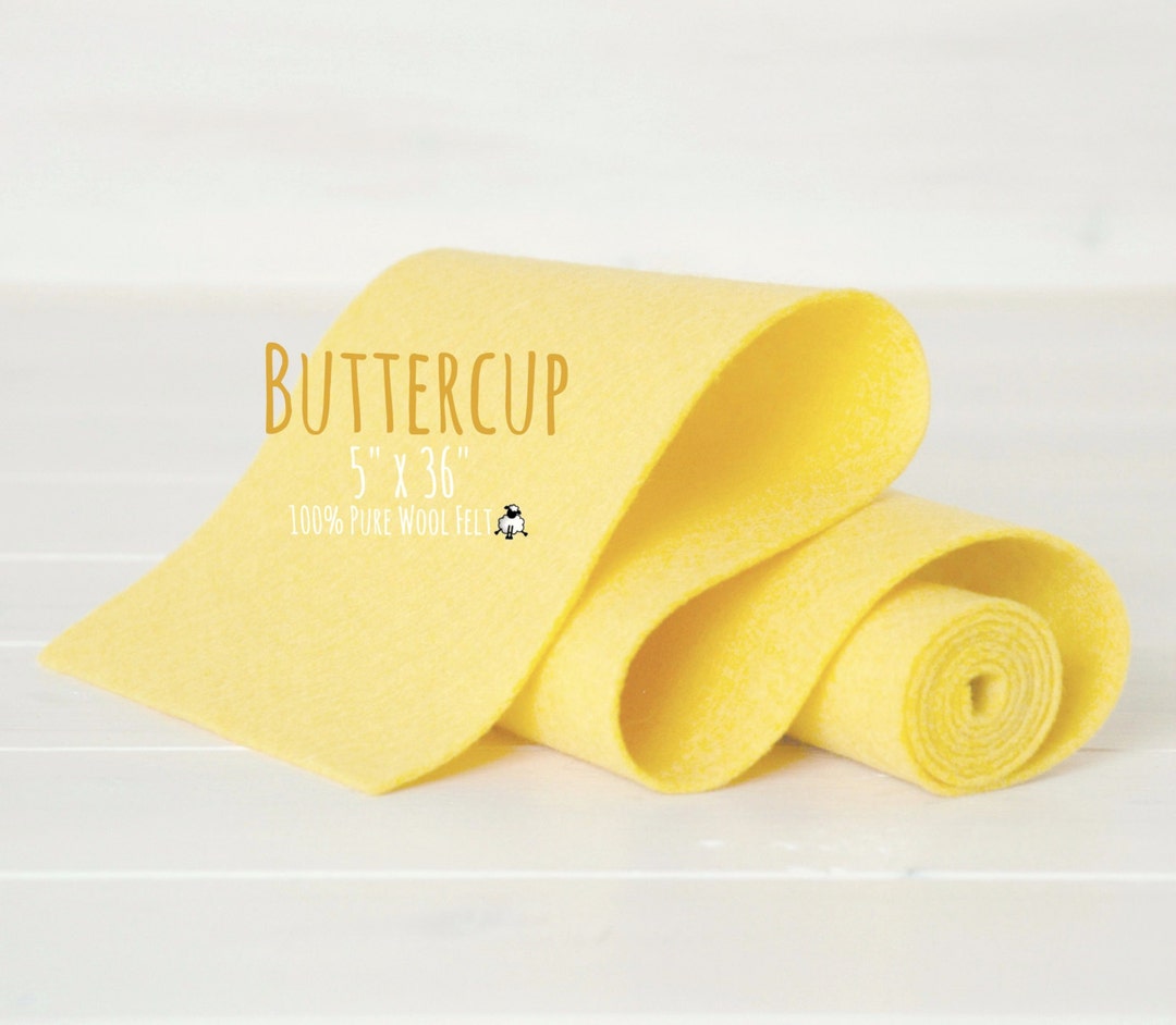 100% Merino Wool Felt Roll - 5" X 36" Wool Felt Roll - Wool Felt Color ...
