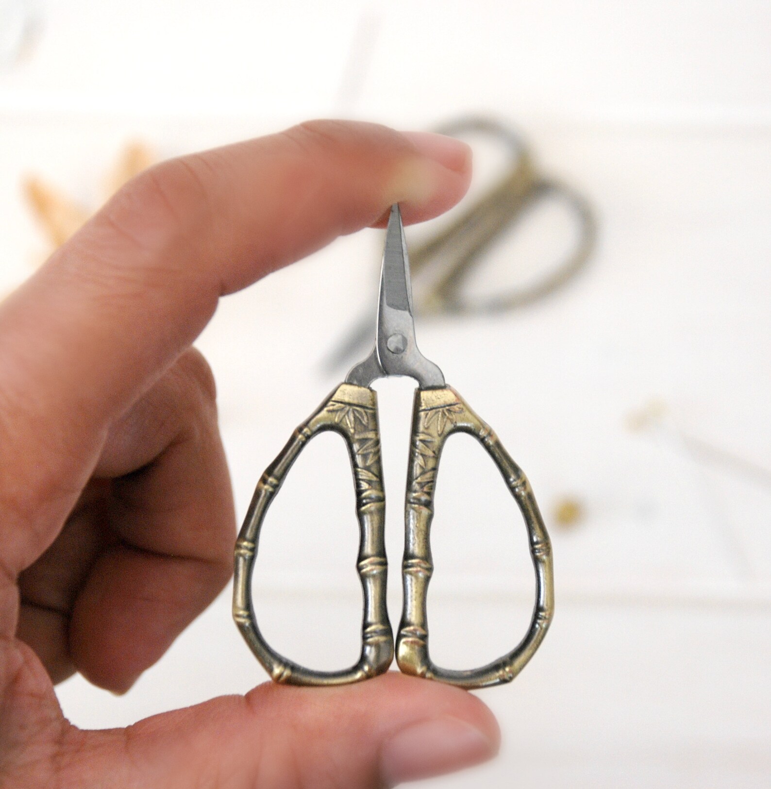 Mini Embroidery Scissors 2.5 Scissors Bamboo | Etsy