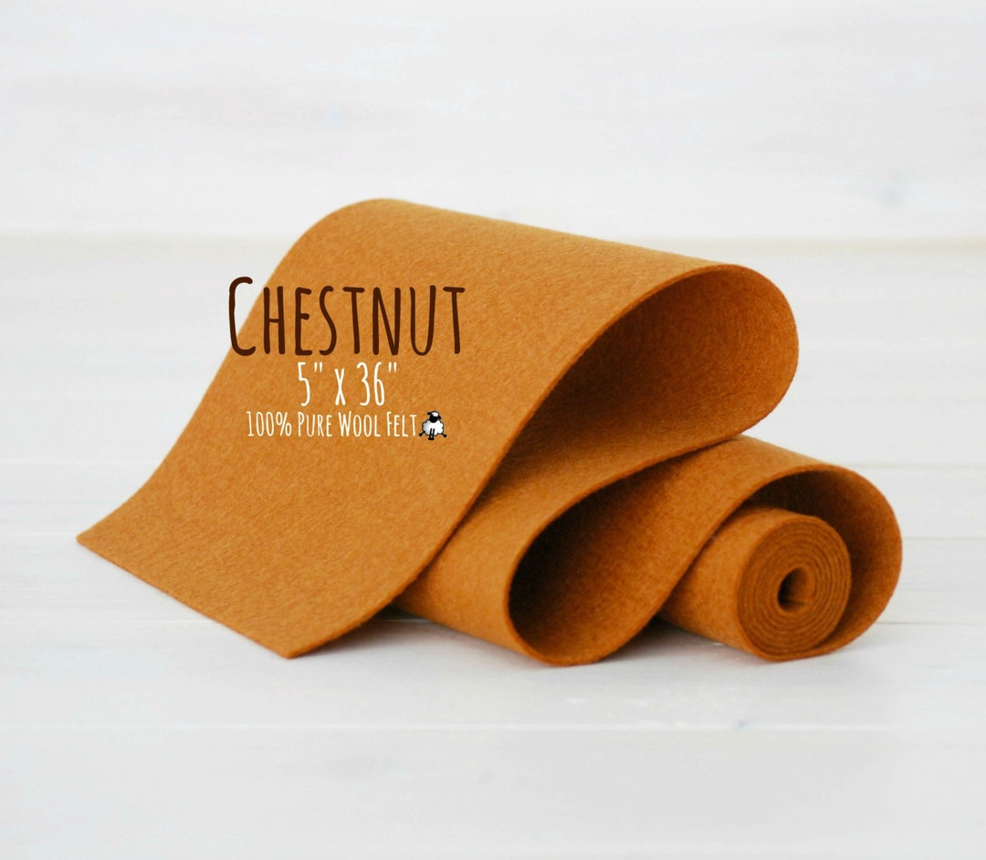 100% Merino Wool Felt Roll - 5" X 36" Wool Felt Roll - Wool Felt Color ...