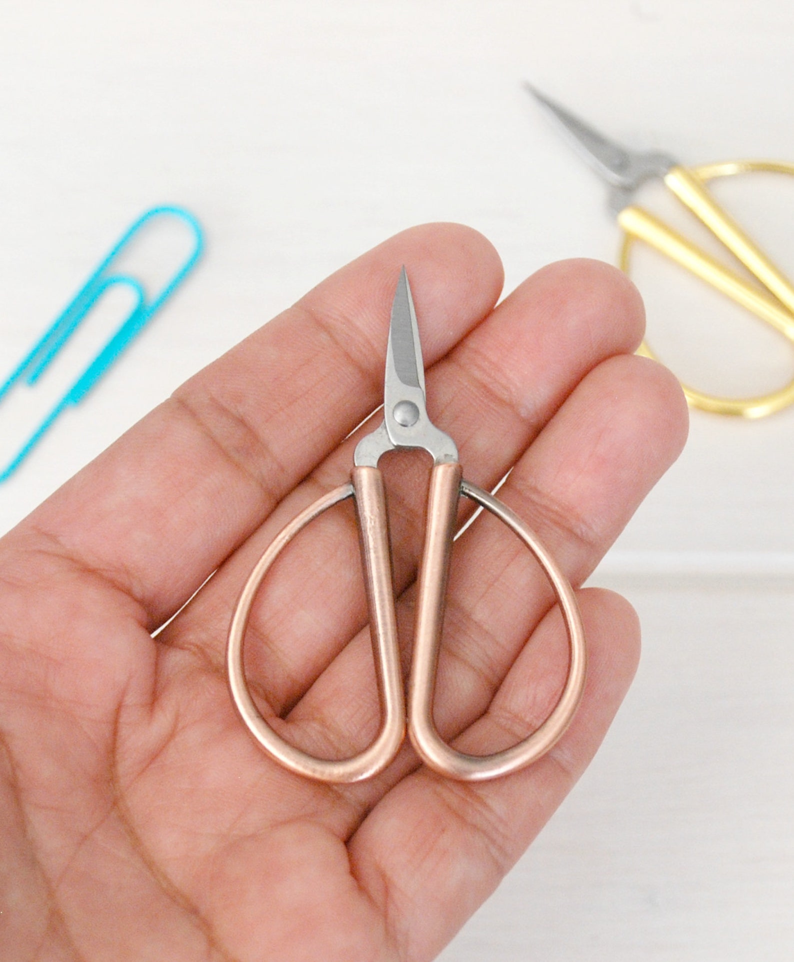 Mini Embroidery Scissors 2.5 Scissors Mini Rose Gold - Etsy