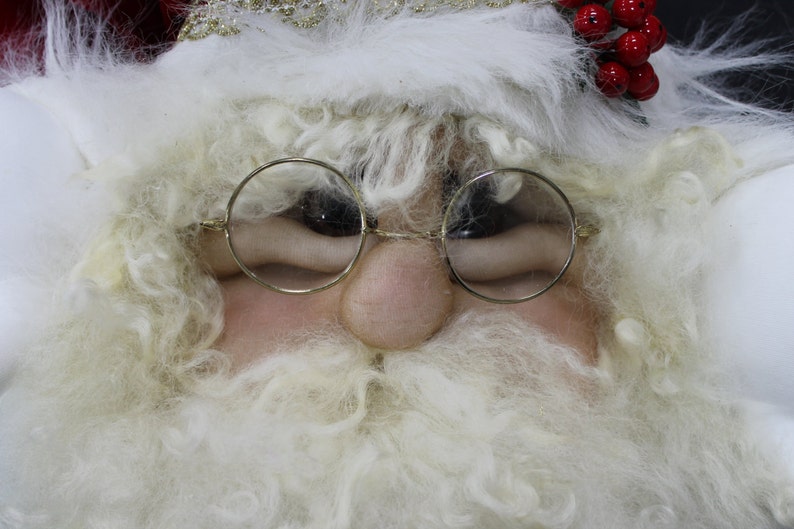 Peeking Santa Face Decoration Pattern - Etsy