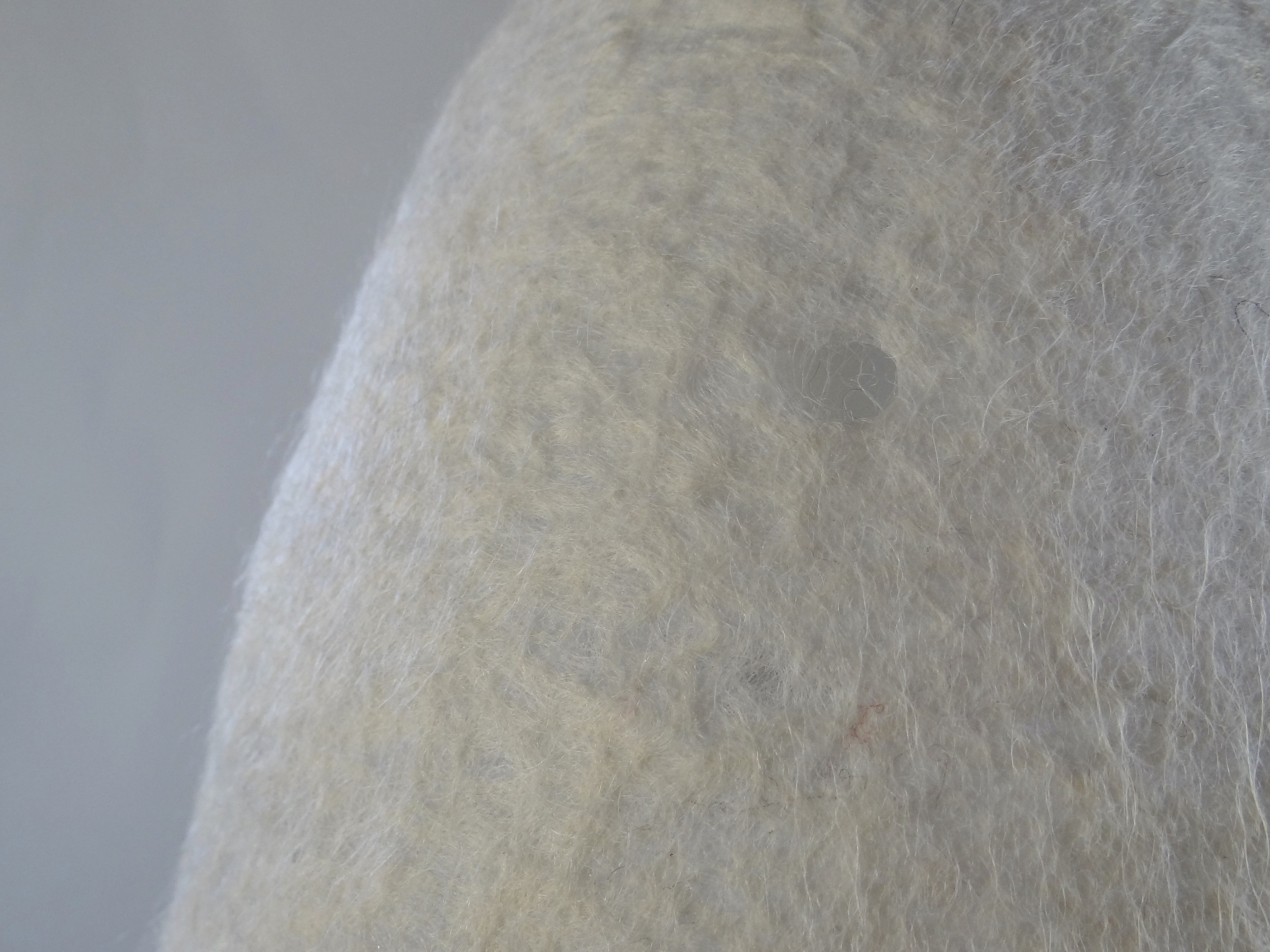 Felted Lamp, Handfelted Lampshade, Felted Natural Warm White Hanging ...