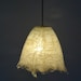 Felted Lamp, Handfelted Lampshade, Felted Natural Warm White Hanging ...