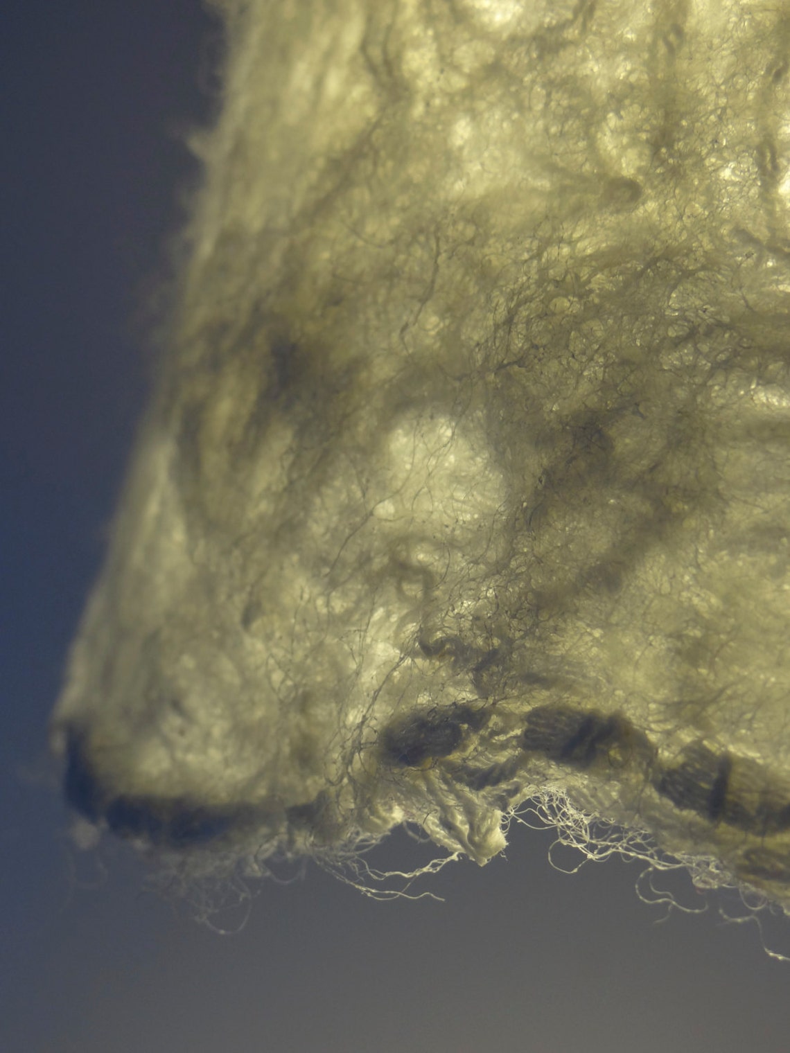 Handfelted Lampshade, Pendant Light, Lamp, White Hanging Lamp, Felted ...