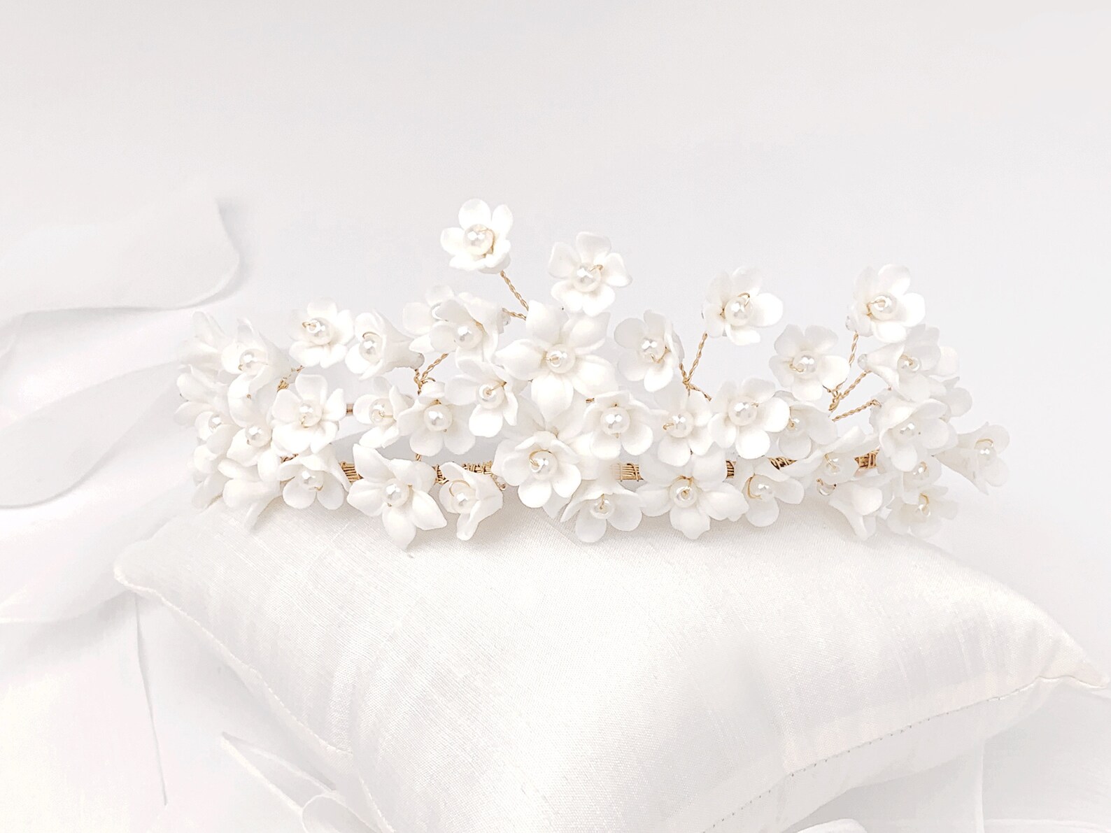 Boho Gold Floral Tiara Crown Crown and Tiara for Wedding - Etsy