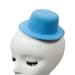 Mini Top Hat Fascinator Base 5 Diameter With Hair - Etsy