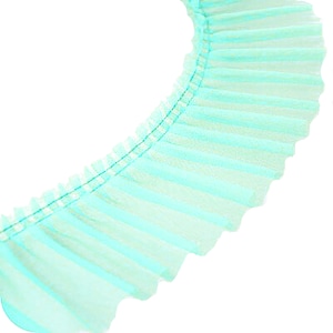 Tulle Pleated Ruffle Trim 10 Cm Wide - Sold by the Yard - Etsy