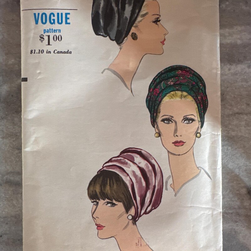 Vogue Hat Pattern - Etsy