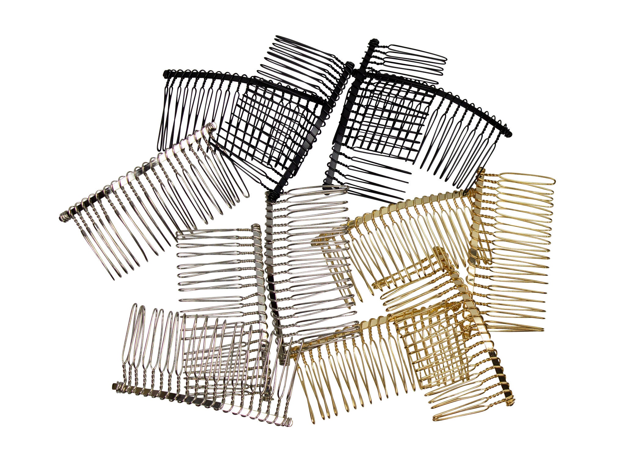 Metal Twisted Wire Comb for Veils and Headpieces 3 Wide - Etsy