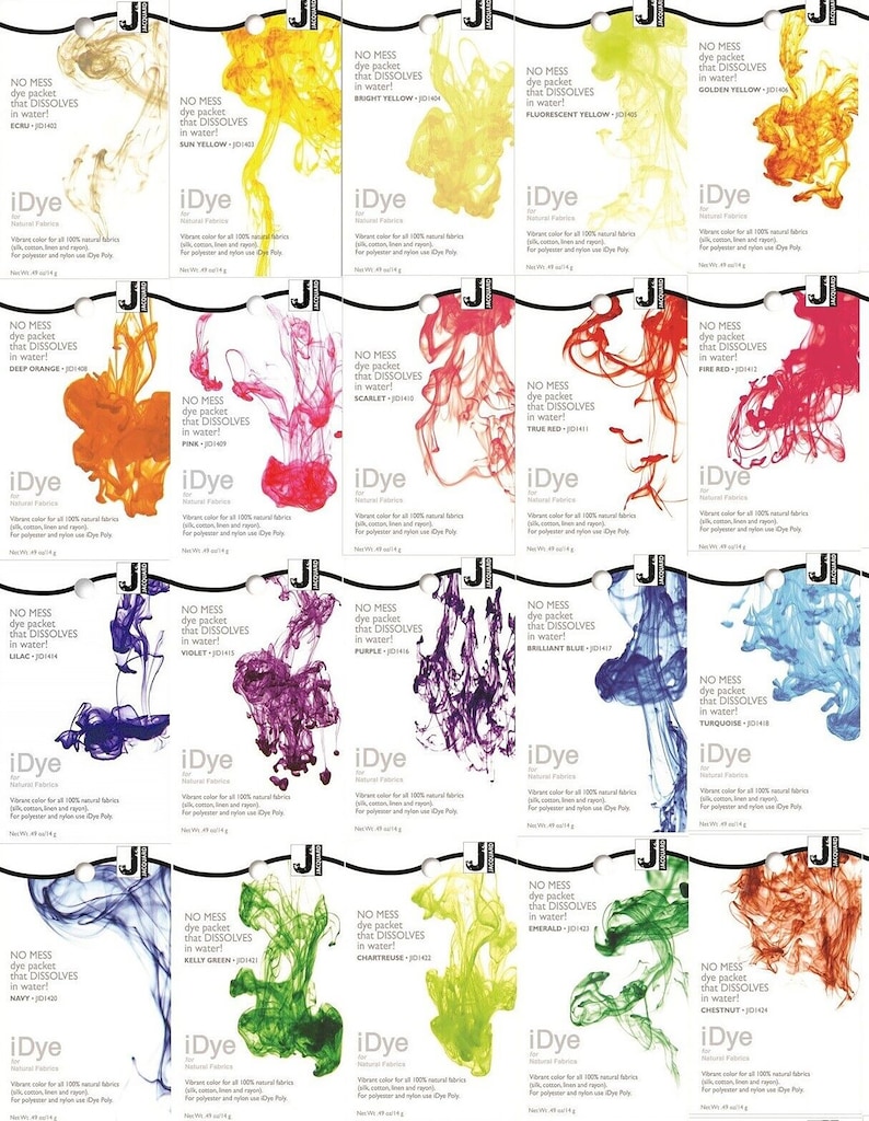 Jacquard Idye Fabric Dye for Natural Fabrics - Etsy