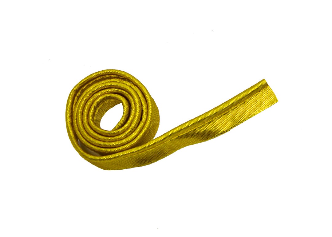Satin Piping Binding Tape 1/2" Wide - Metallic Gold - Sold by the Yard - Etsy