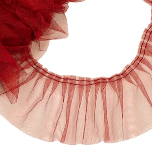 Tulle Pleated Ruffle Trim 10 Cm Wide - Sold by the Yard - Etsy