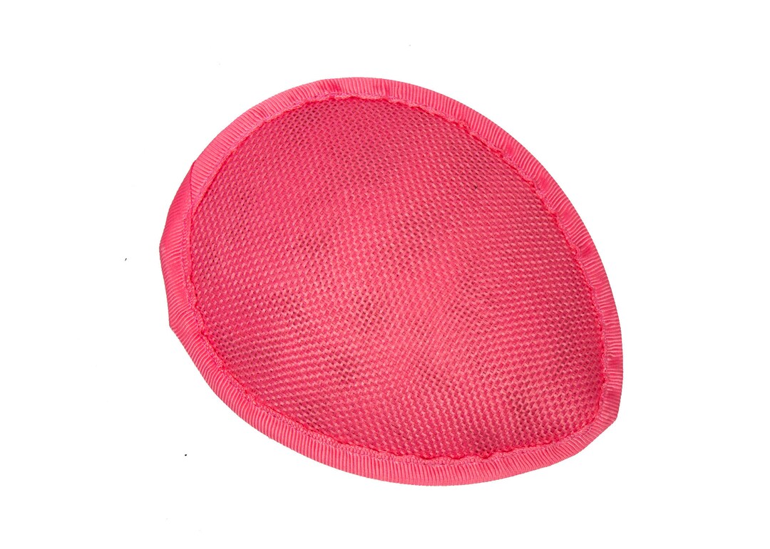 Buckram Fascinator Hat Base Teardrop Shape 5 1/2" X 4" - Bright Pink - Etsy