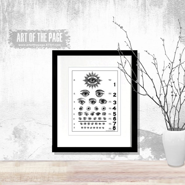 Vintage Eye Chart - Etsy