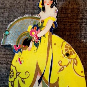 RARE 1920s Deco Flapper With Flower Garland. Digital Download. VINTAGE ...