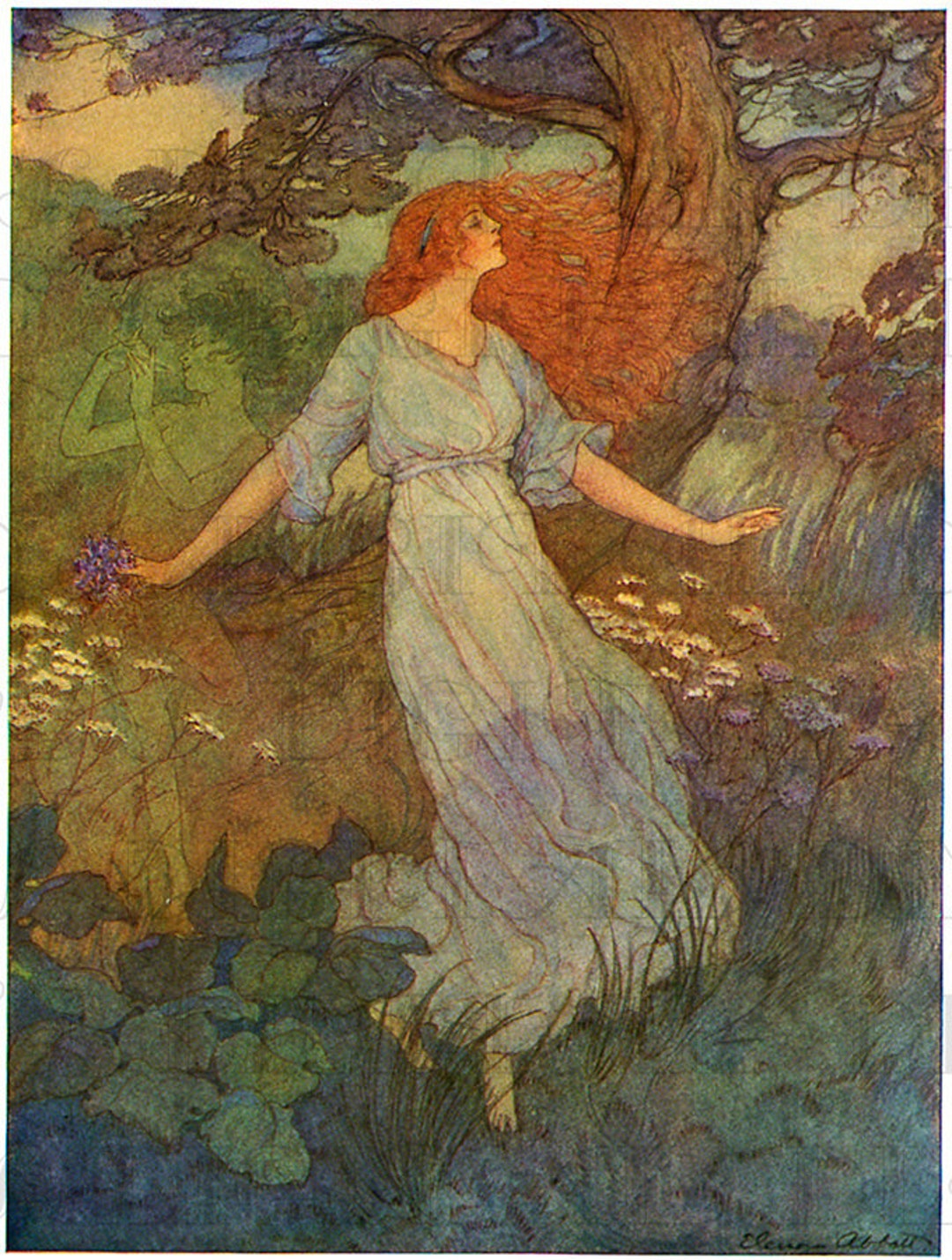 Enchanting Madrigal. Eleanor Abbot Illustration. VINTAGE Digital ...