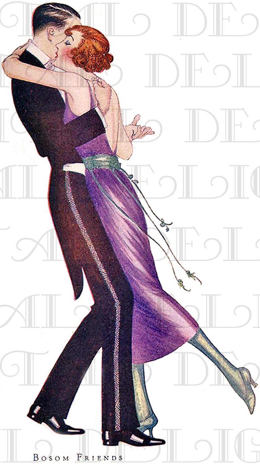 Flapper Dancing Drawing