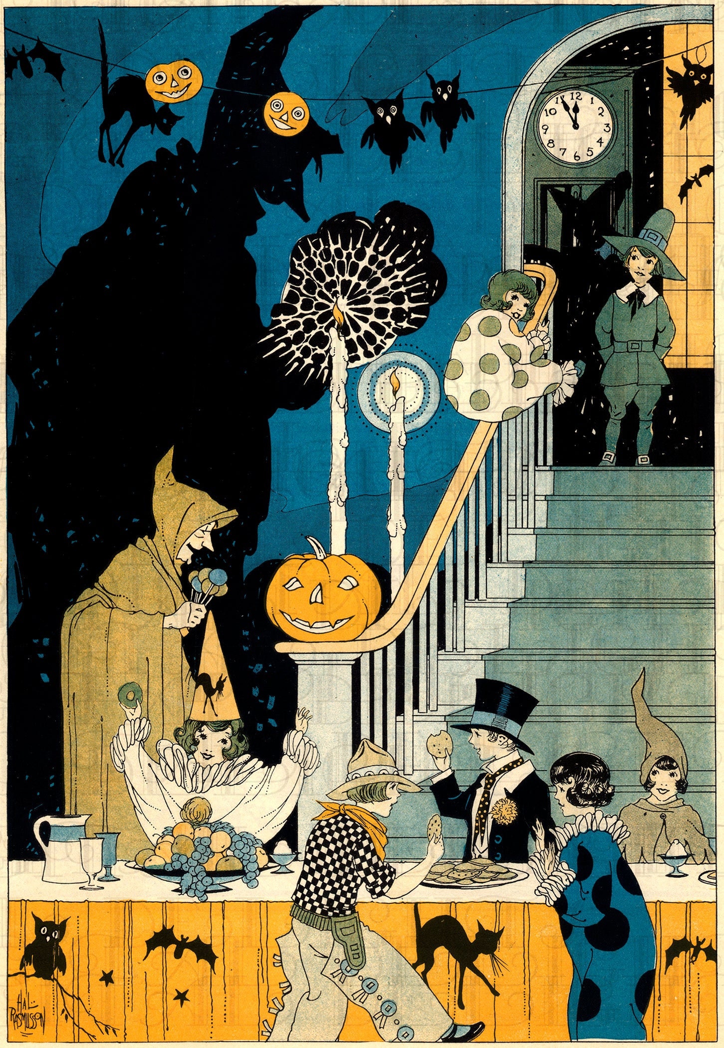 Vintage Halloween Painting