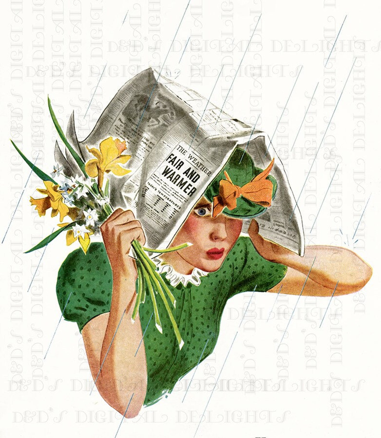 Fair and Warmer. APRIL Showers VINTAGE 1930s/40s Magazine - Etsy
