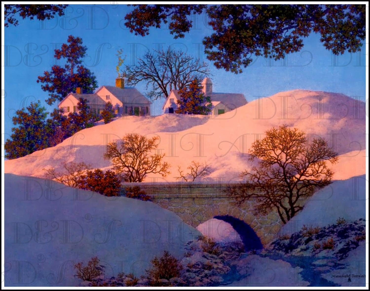 Maxfield Parrish Landscape
