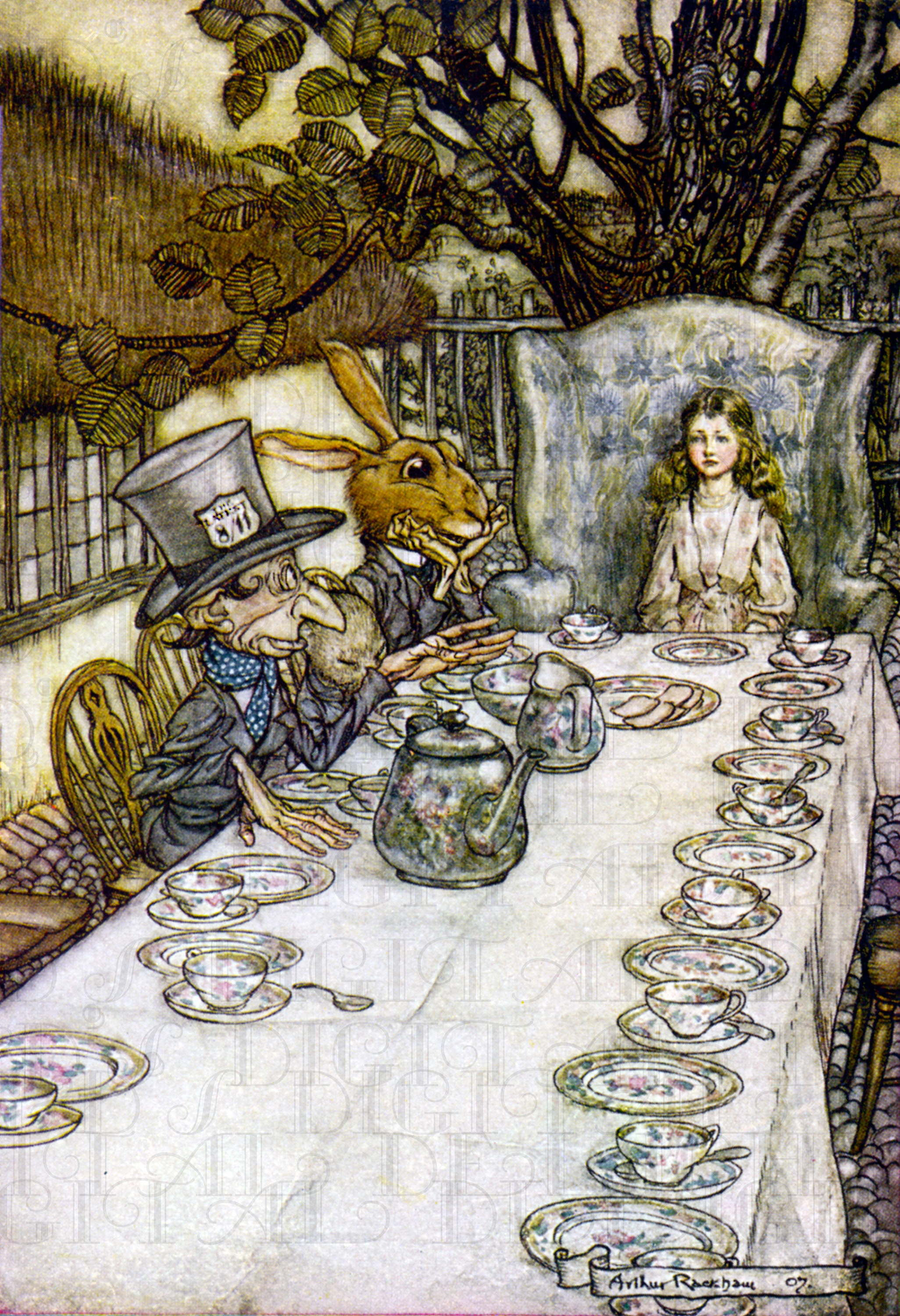 Alice In Wonderland Tea Party Vintage