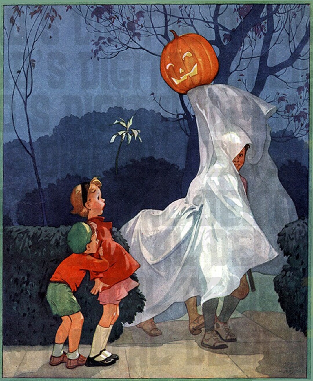 Digital Halloween. Spooked by a Ghost. HALLOWEEN Digital Download ...