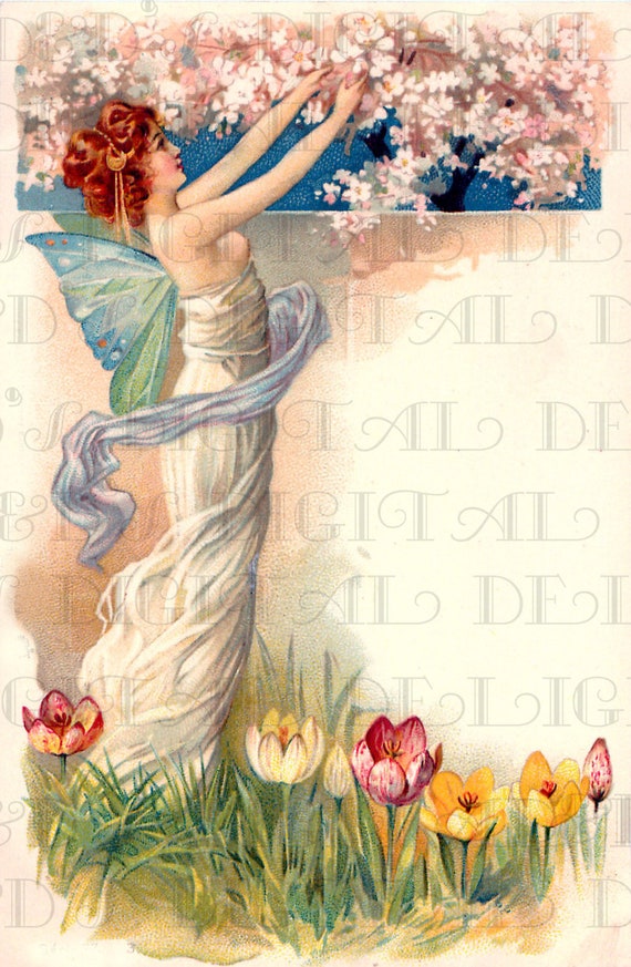 Spring Illustration Vintage
