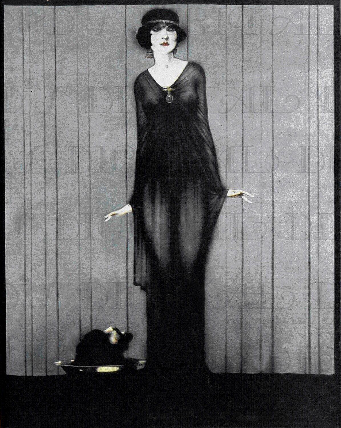 Dark Gothic Flapper as Salome Art Deco Magazine Vintage | Etsy