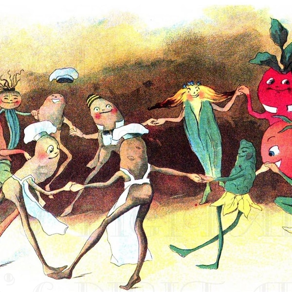 Vegetable People - Etsy