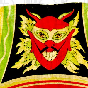 RARE Vintage Halloween Plate Digital Download: 1920s Devil, Witches ...