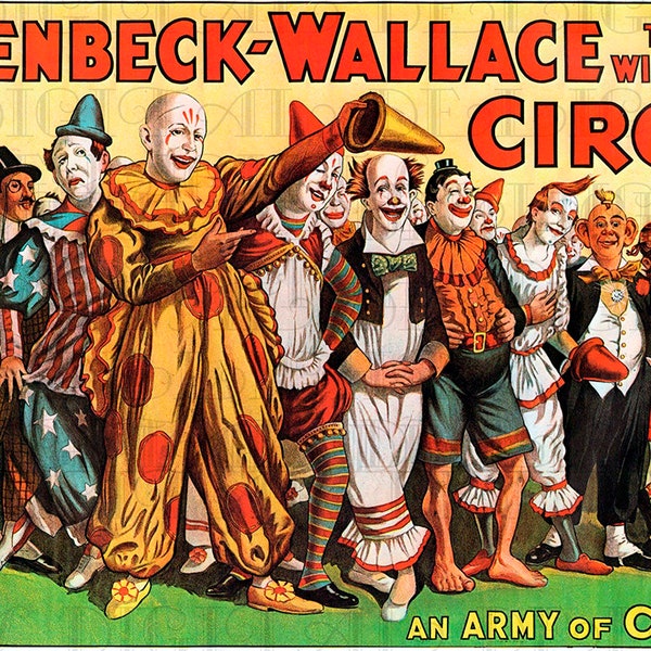 Antique Clowns - Etsy