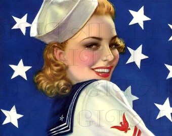 American Pinup Girl - Etsy