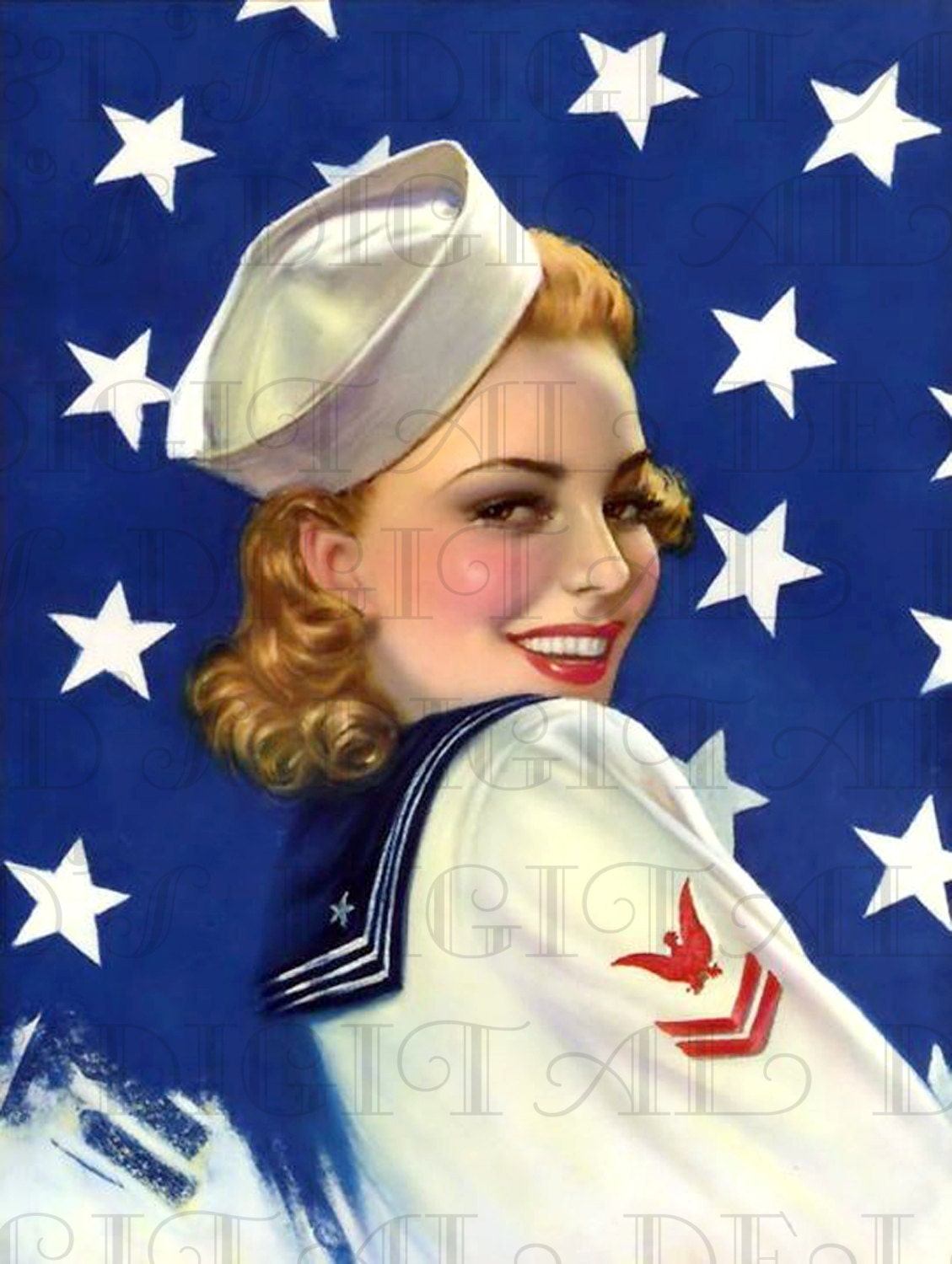 Pin Up Sailor Wallpaper