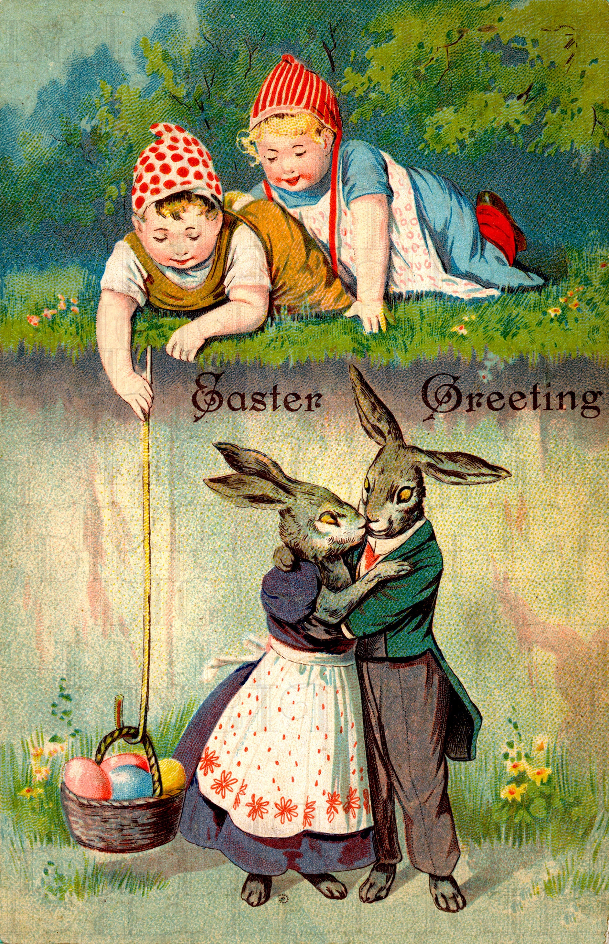 Vintage Easter Illustration