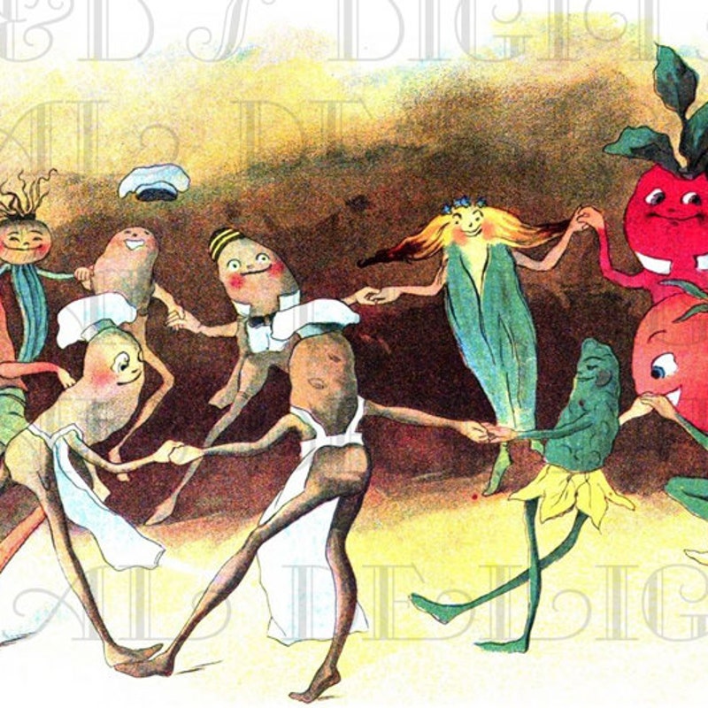Vegetable People - Etsy