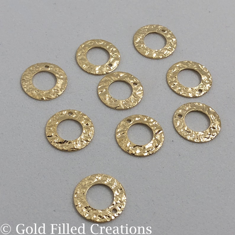 Gold Filled Circle Washer Disc Bulk , 5 15 50 Pcs 20% off , Gold Fill ...