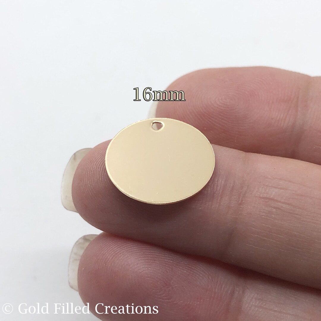 Gold Filled Stamping Blanks Round Disc Bulk , 2 15 30pcs 20%off , Gold ...