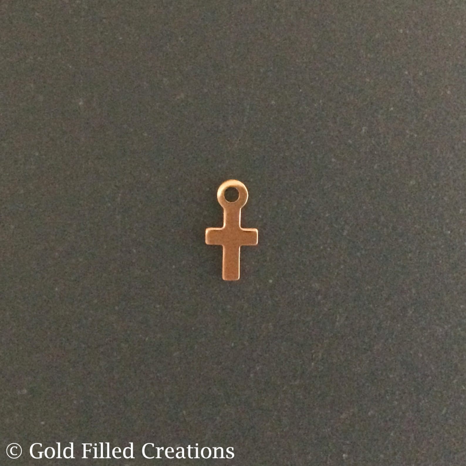30pcs Rose Gold Filled Tiny Cross Charms 8mm Rose Gold Cross - Etsy
