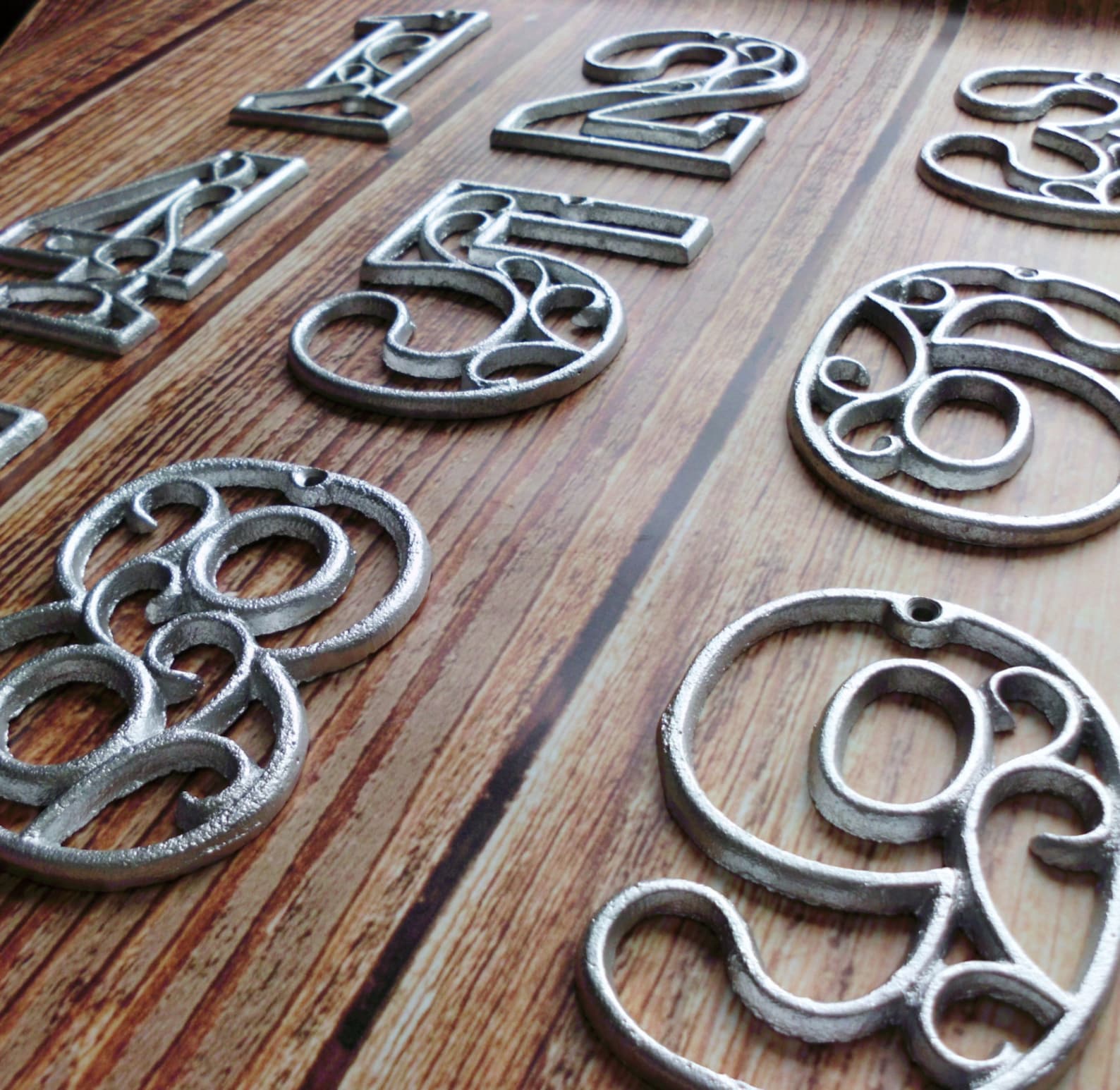 Mailbox Numbers Cast Iron Decorative Home Decor 4.5 Inches - Etsy