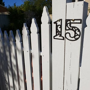 Mailbox Numbers Cast Iron Decorative Home Decor 4.5 Inches Table ...