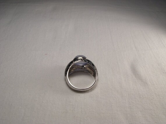 Magnificent 18K White Gold Hidalgo Diamond Chalcedony… - Gem