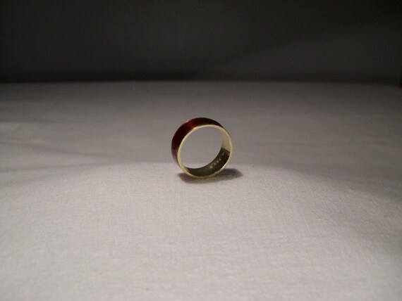 Beautiful Authentic 18K Yellow Gold Hidalgo Red Ename… - Gem