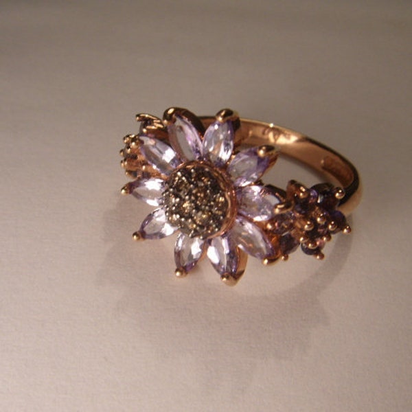Sunflower Ring - Etsy