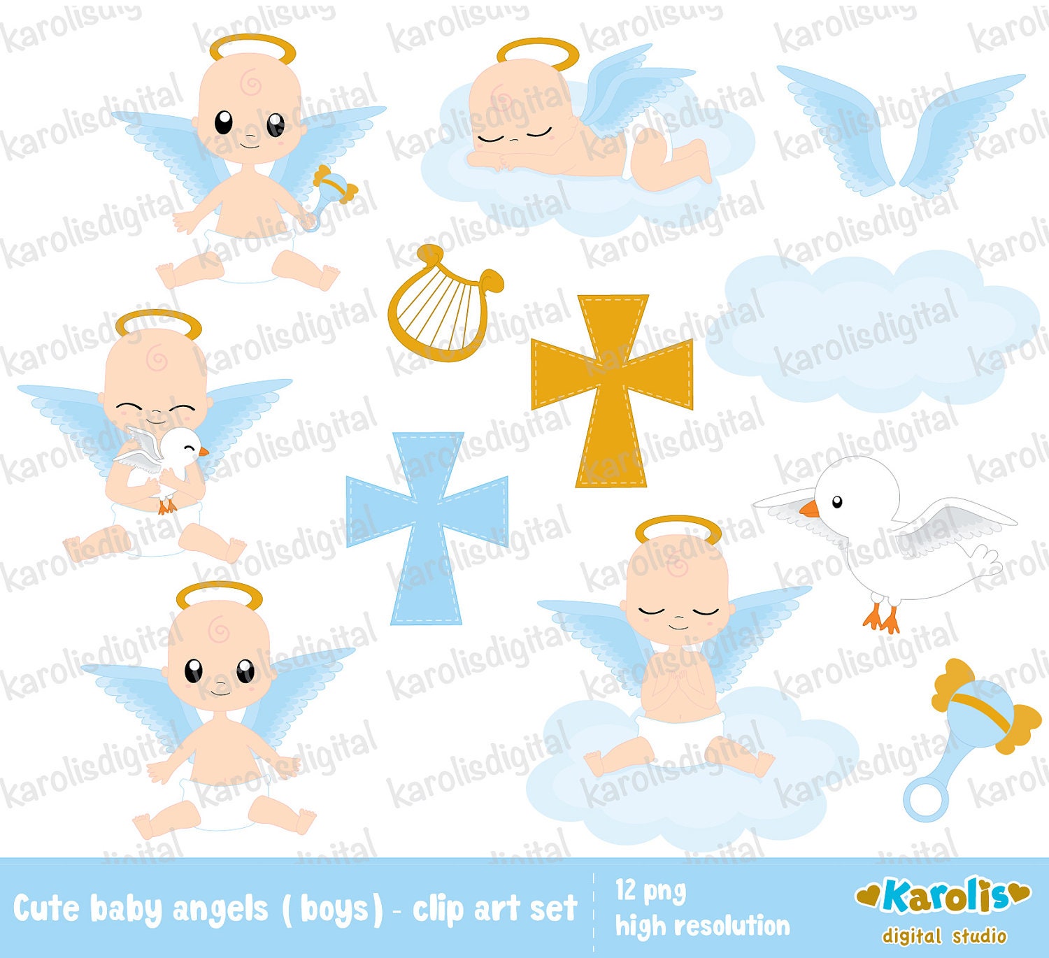 Baptism Angel Background