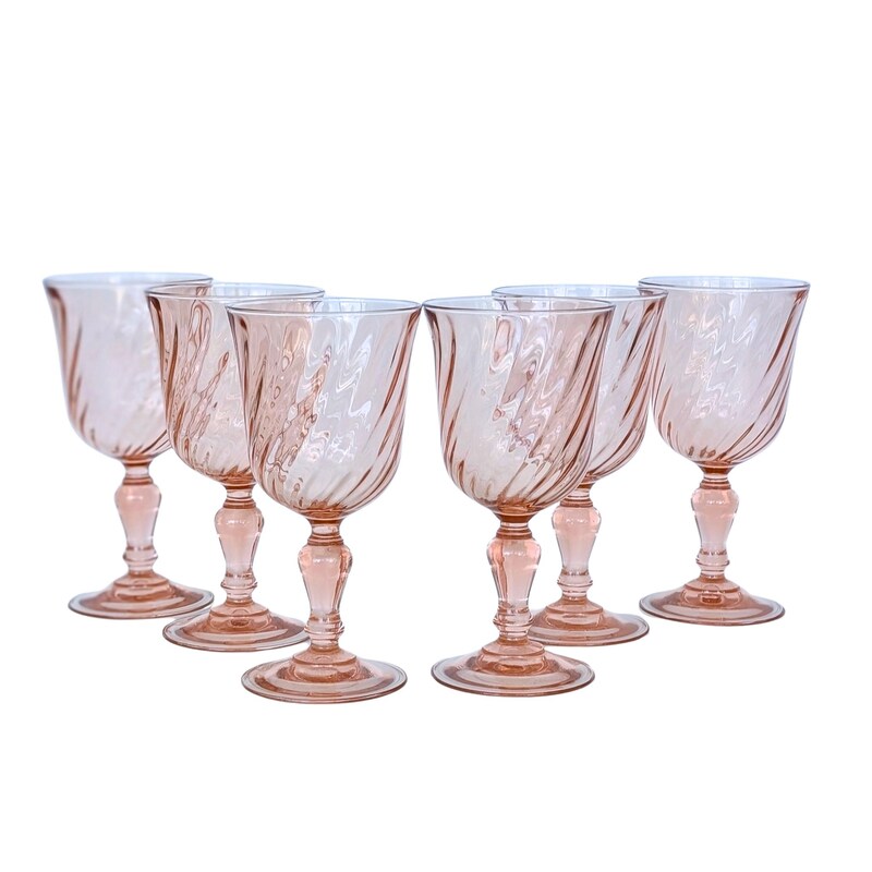 Pink Goblets - Etsy