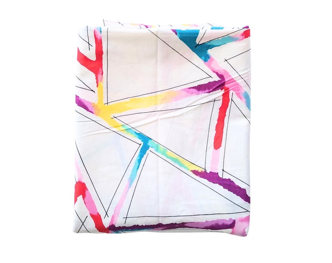 Abstract Colorful Paint Strokes Fabric Painterly bright by ...