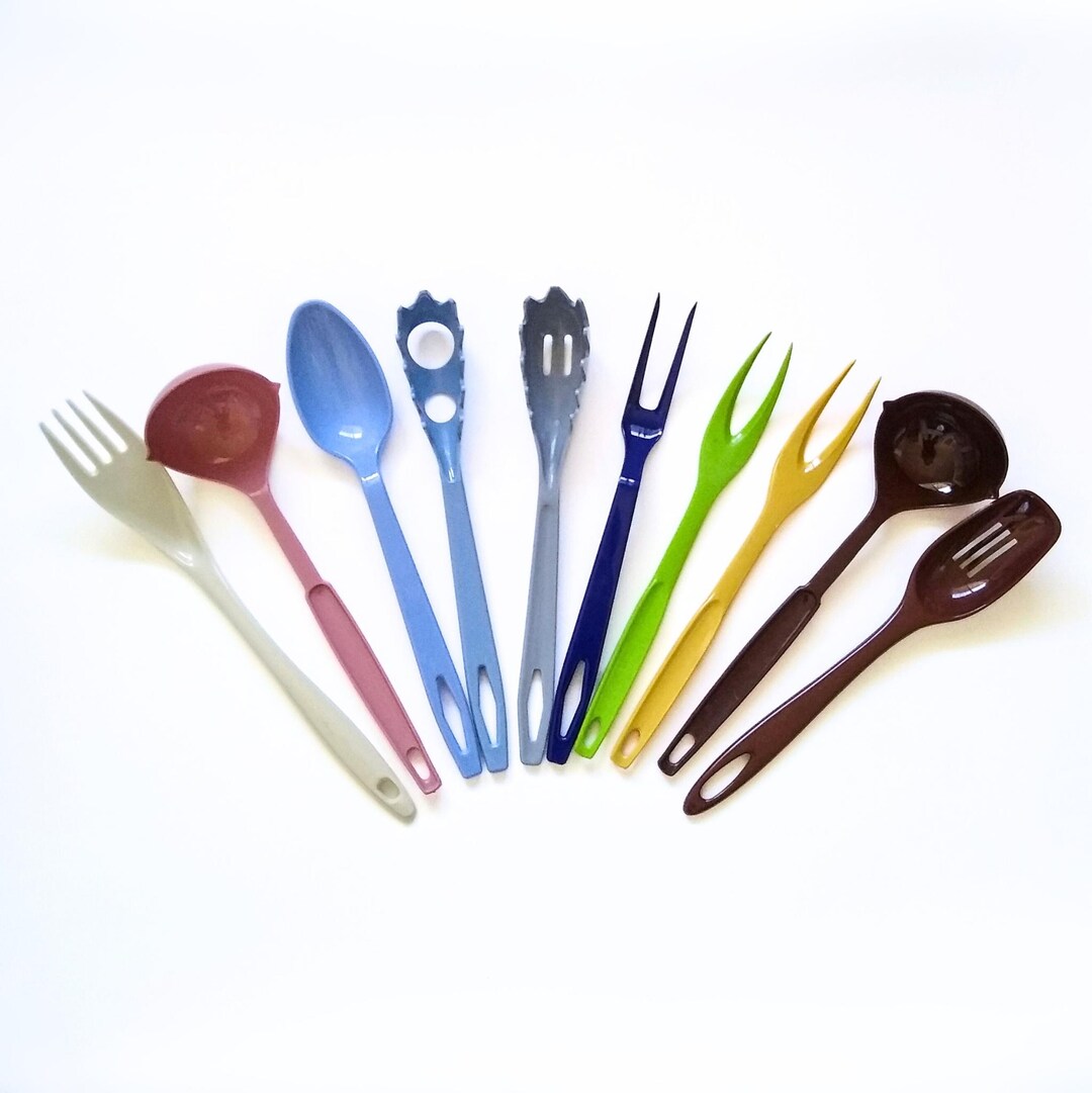 Vintage Plastic & Nylon Cooking and Serving Utensils Mix and Match Ekco ...