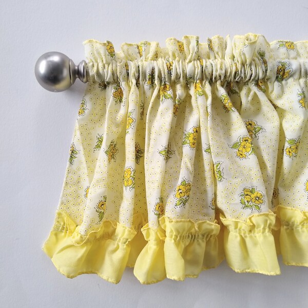 Yellow Valance - Etsy